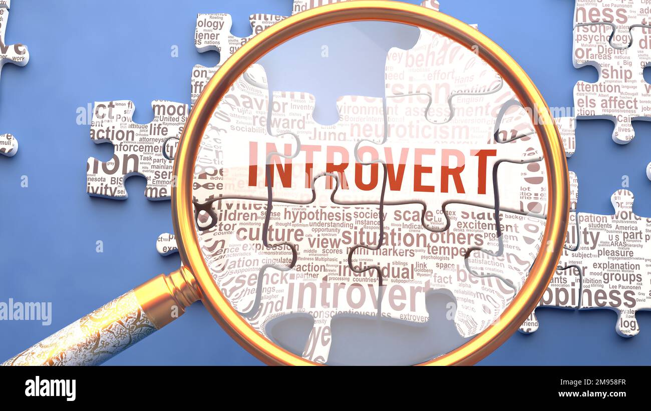 Introvert word hi-res stock photography and images - Alamy