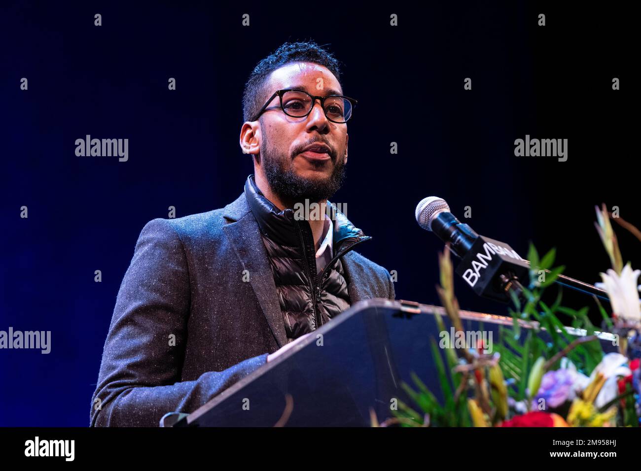 Brooklyn Borough President Antonio Reynoso speaks during The 36th ...