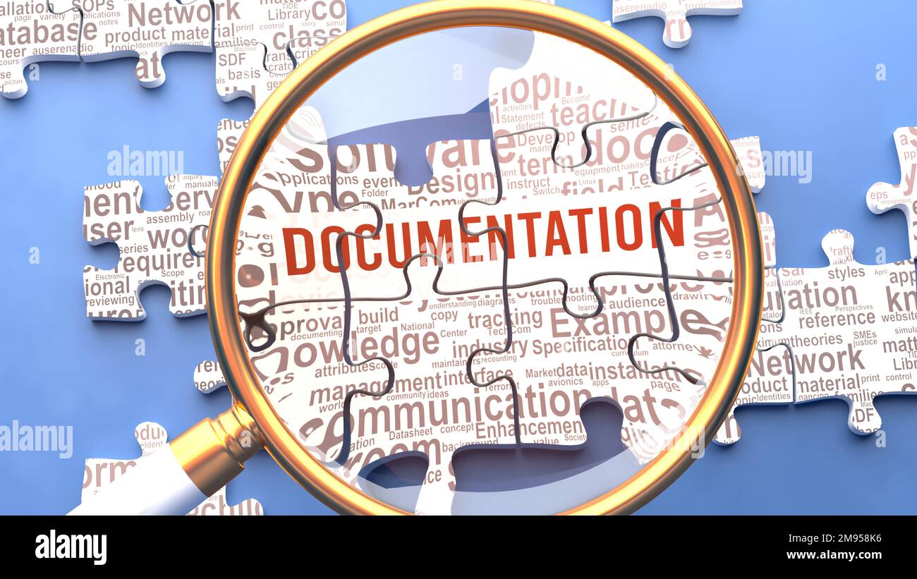 Documentation as a complex and multipart topic under close inspection ...