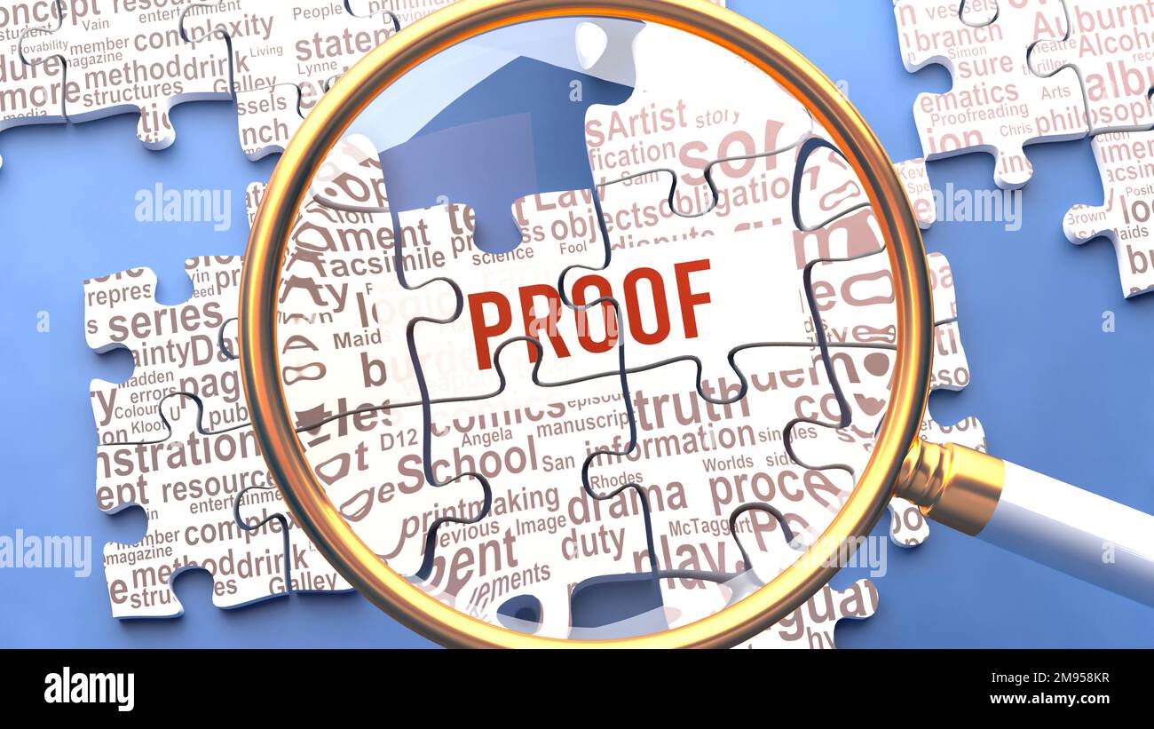 Proof as a complex and multipart topic under close inspection ...