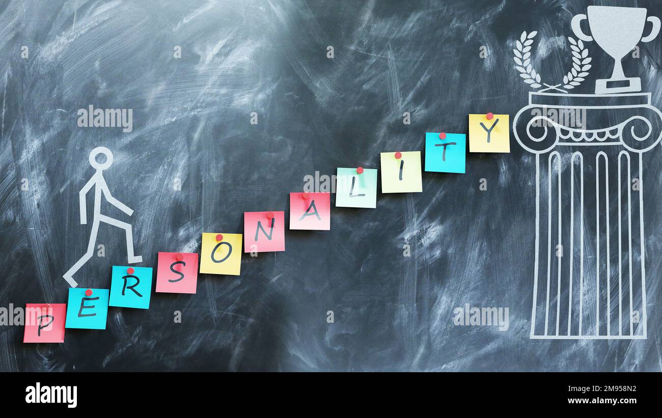 Personality make steps to success hi-res stock photography and images ...