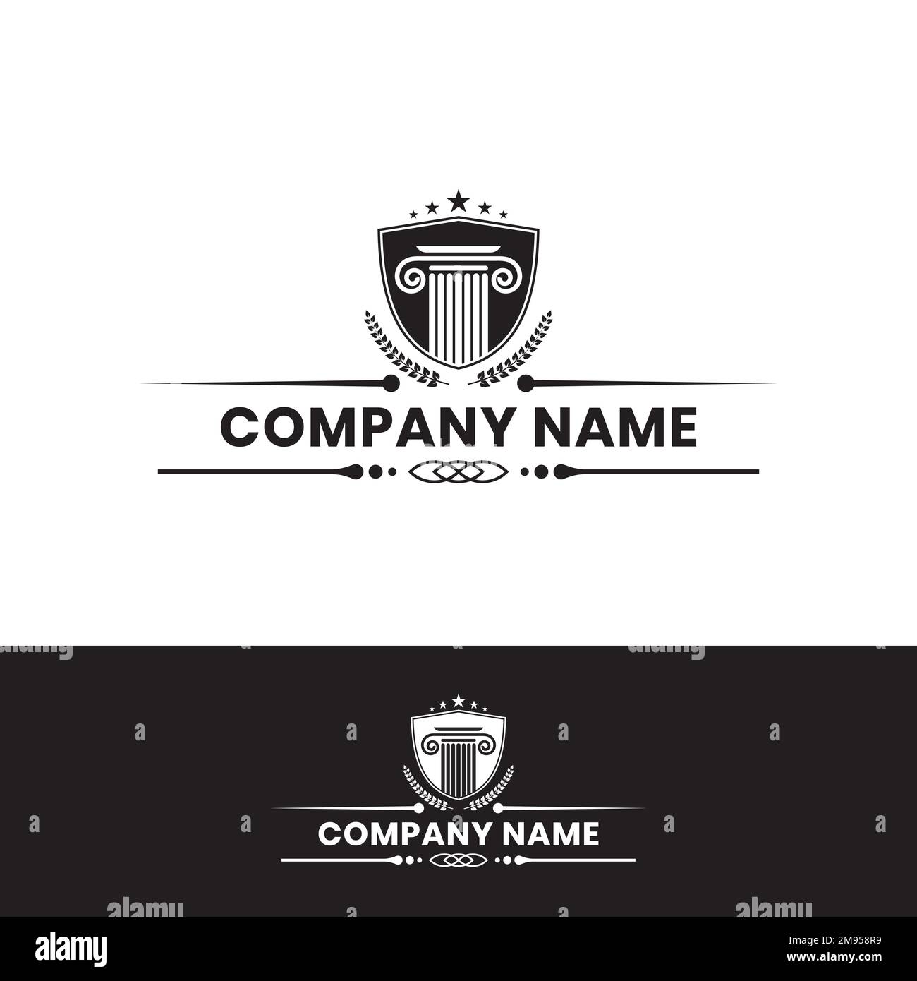 Attorney and court prosecutor logo, simple and bold suitable for ...