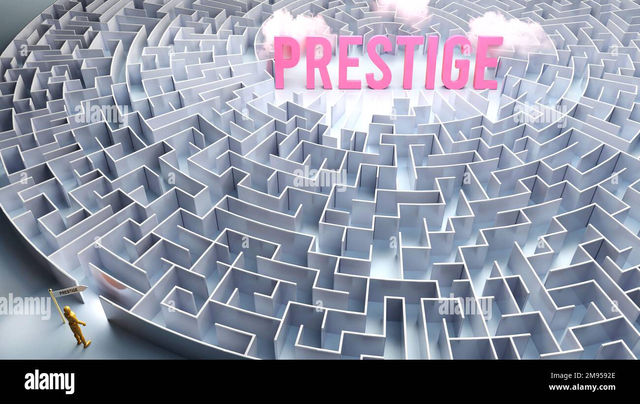 Hard journey that leads to prestige hi-res stock photography and images ...