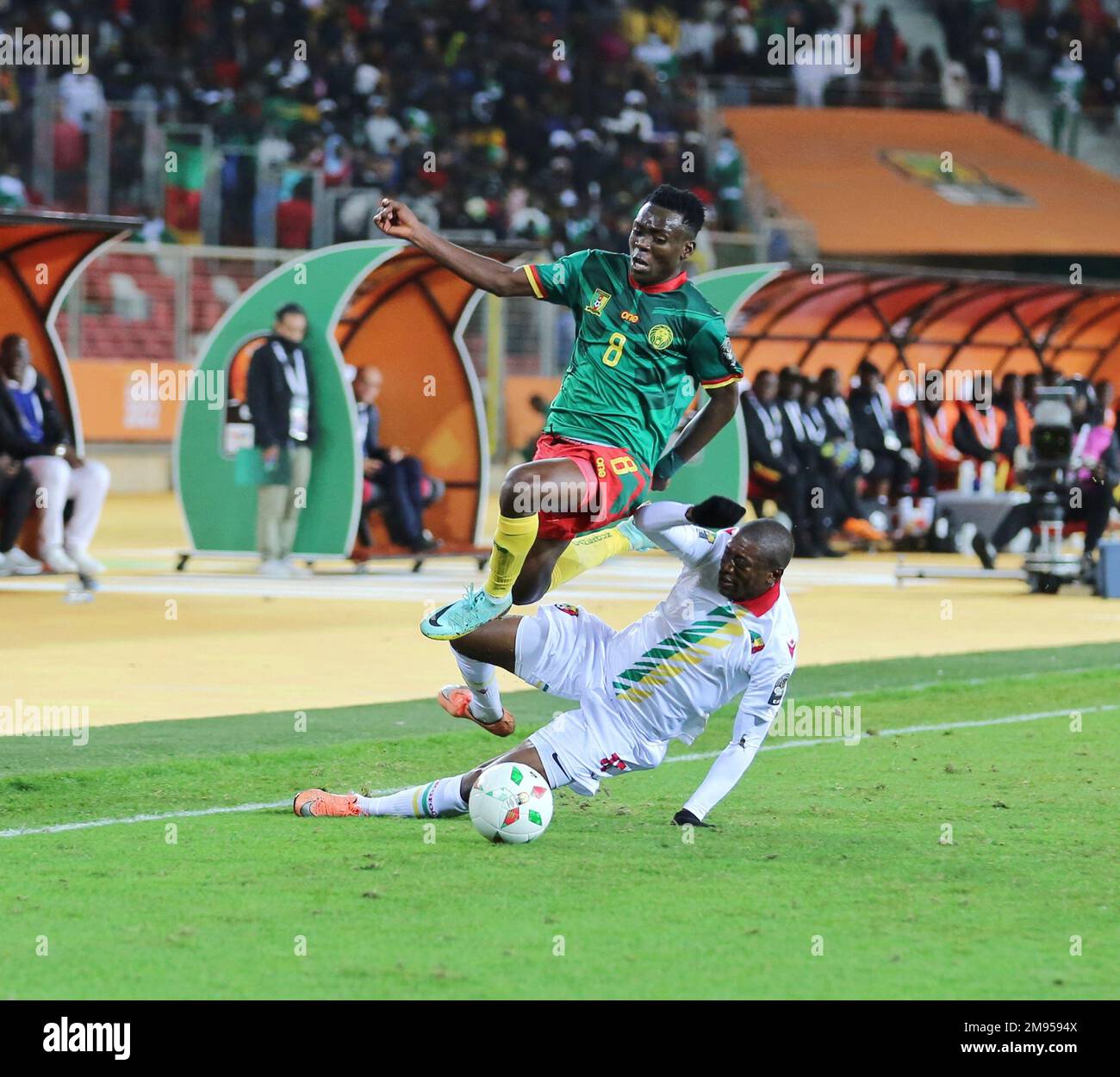 Cameroon beat Congo (1-0) during the opening match of group E of the ...