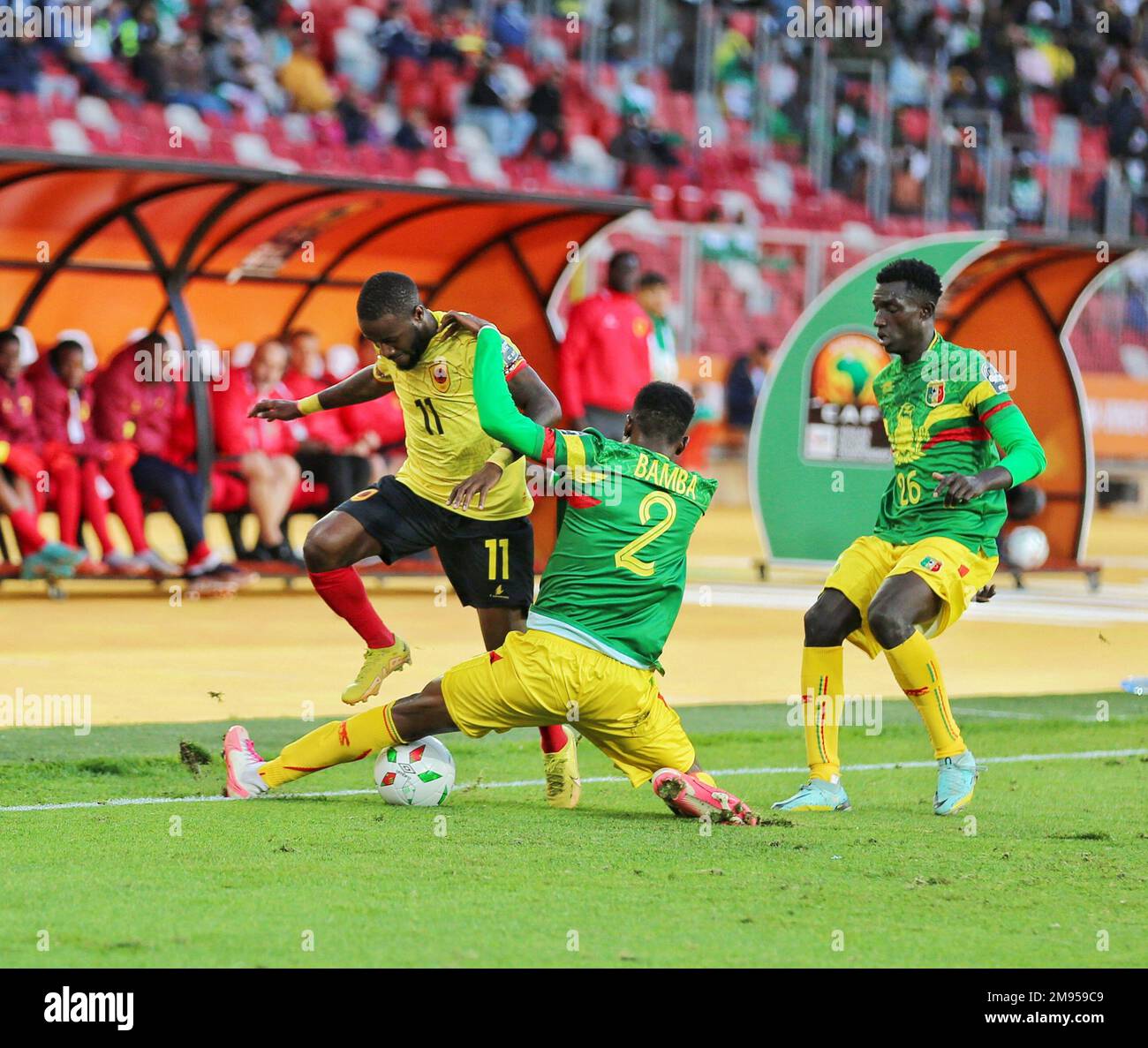 Mali and Angola draw 3-3 during the group E match of the 7th African ...