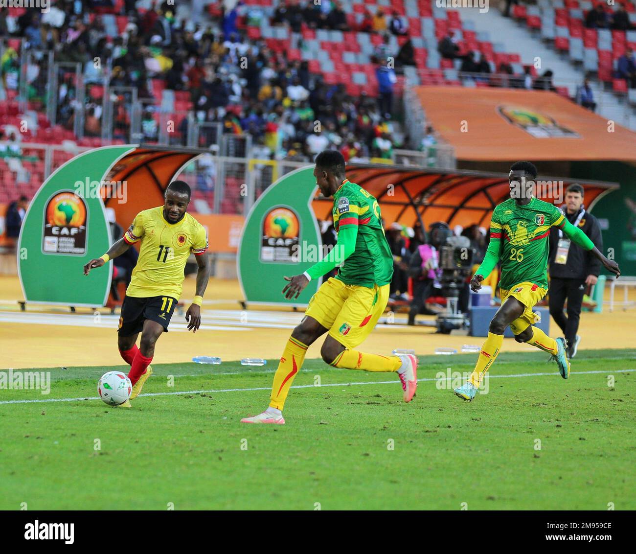 Mali and Angola draw 3-3 during the group E match of the 7th African ...