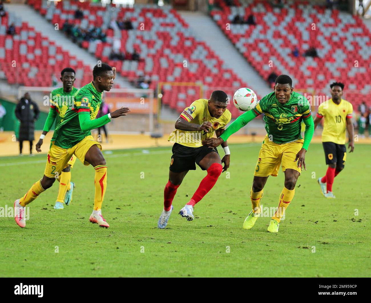 Mali and Angola draw 3-3 during the group E match of the 7th African ...