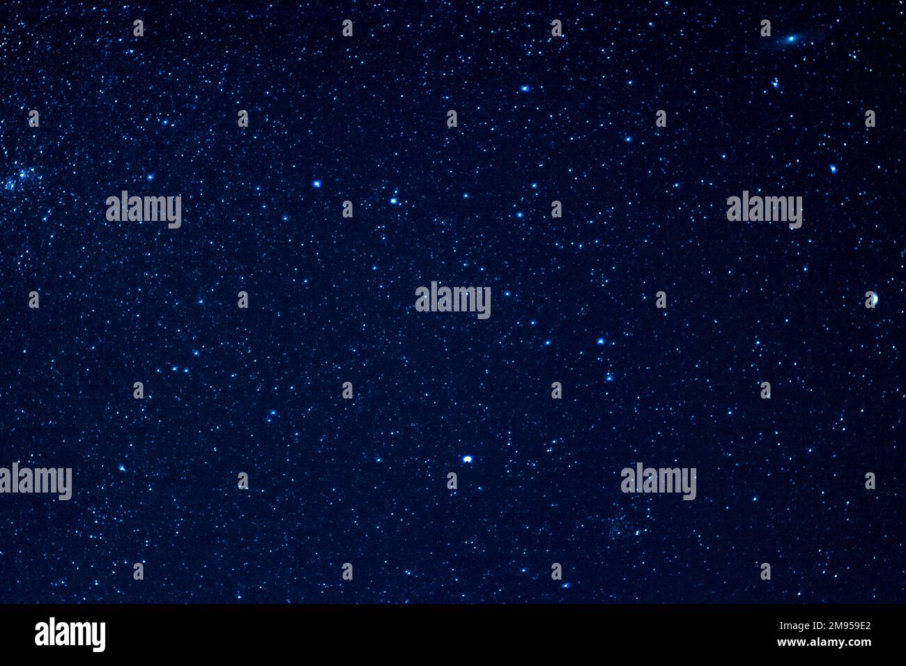 abstract background with a starry dark blue night sky Stock Photo - Alamy