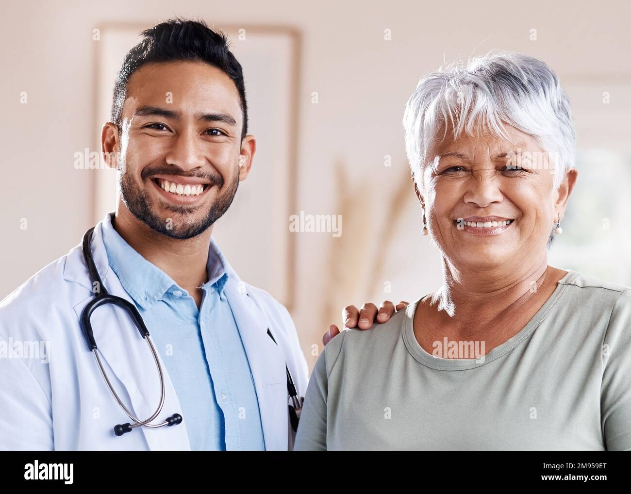 Portrait male family doctor during hi-res stock photography and images ...