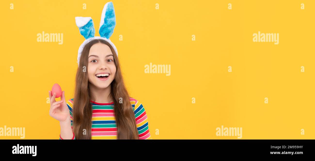 eastertide. time for fun. adorable funny kid on egg hunt. Easter child ...