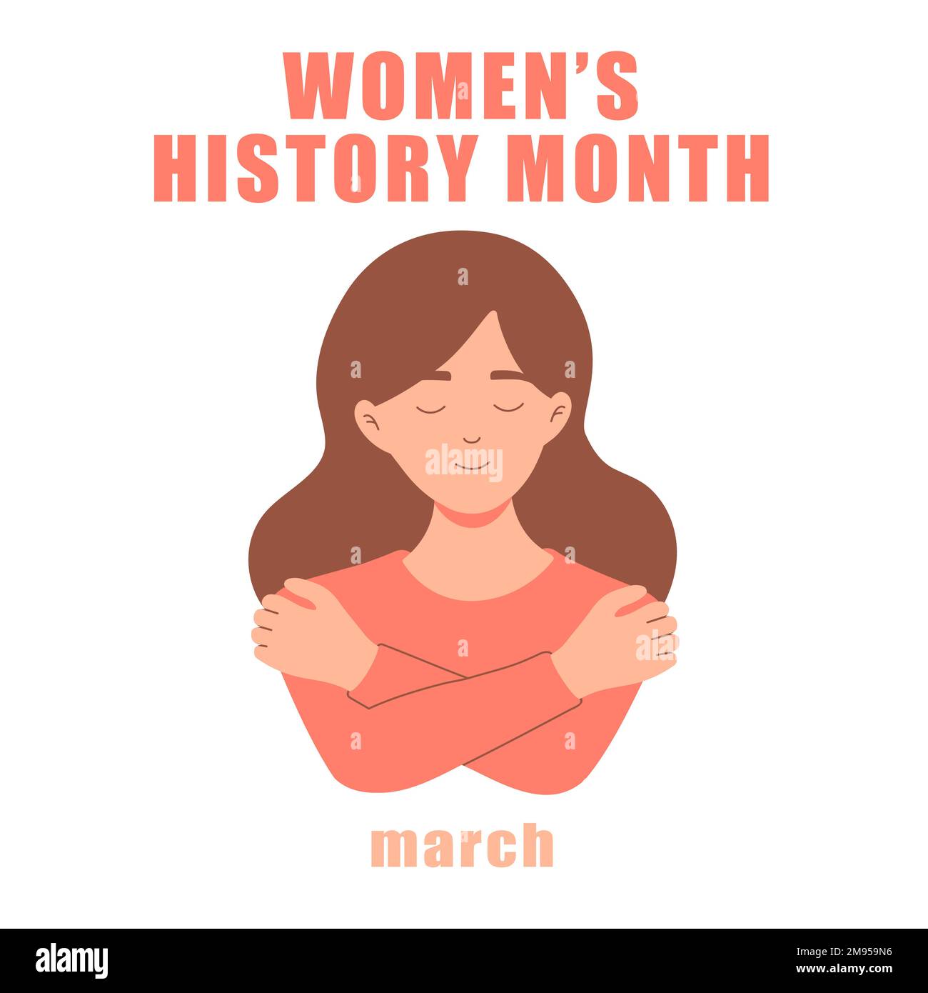 Womens history month banner template vector illustration. Feminism ...