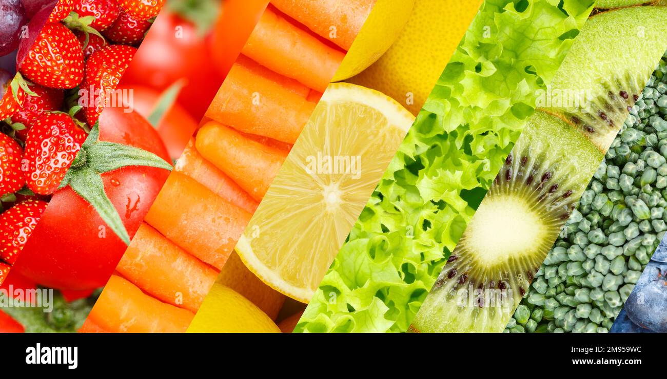 Panorama banner fresh food hi-res stock photography and images - Alamy