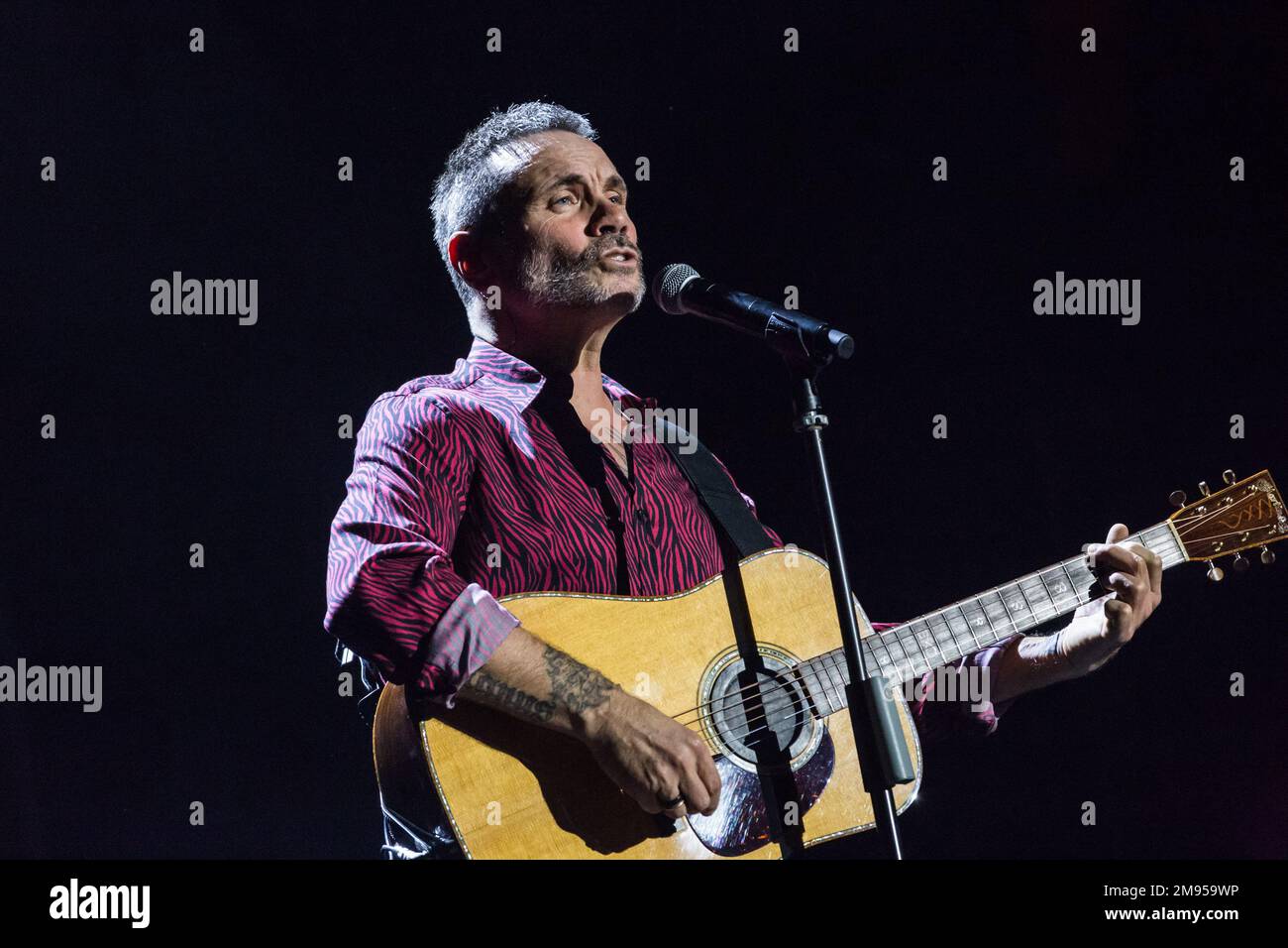 Filippo “Nek” Neviani during his performance during the Italian singer ...