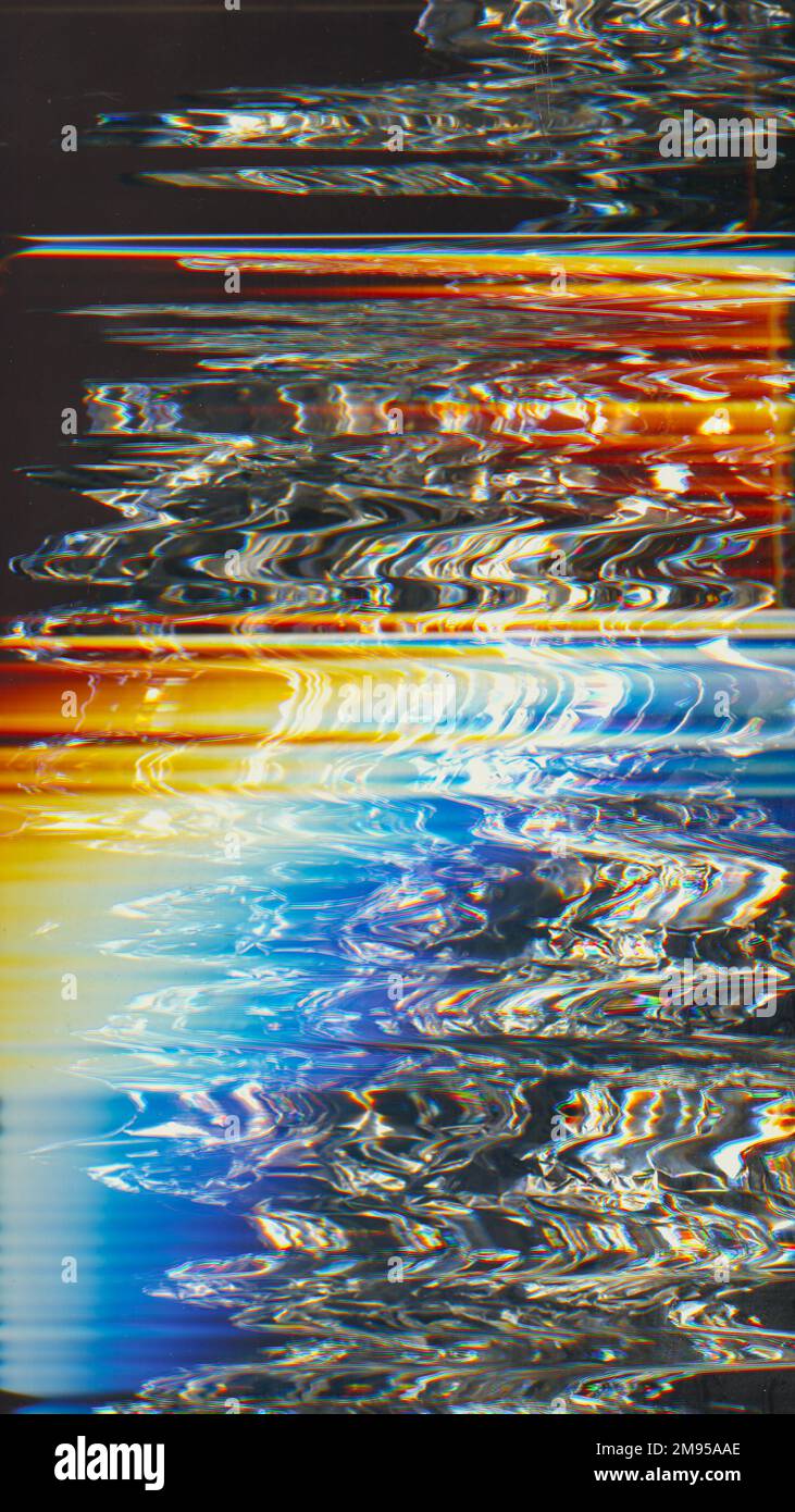 digital glitch transmission signal error noise Stock Photo - Alamy