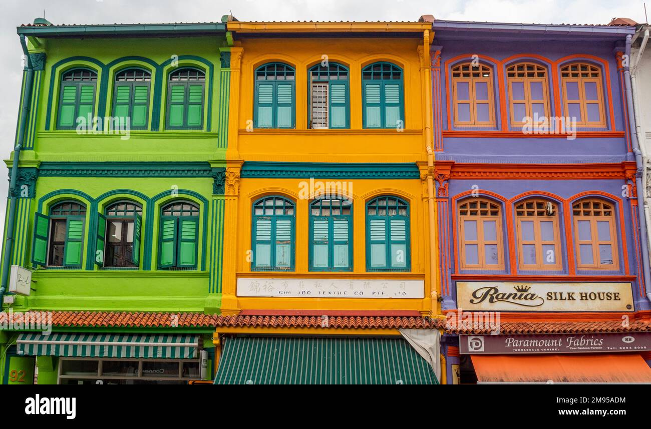 Glam kampong singapore shophouses hi-res stock photography and images ...