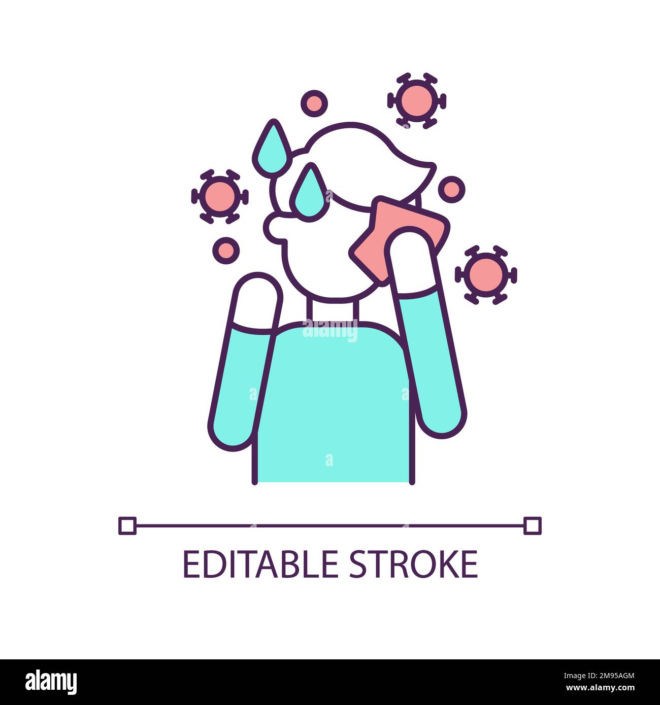 Influenza condition Stock Vector Images - Alamy