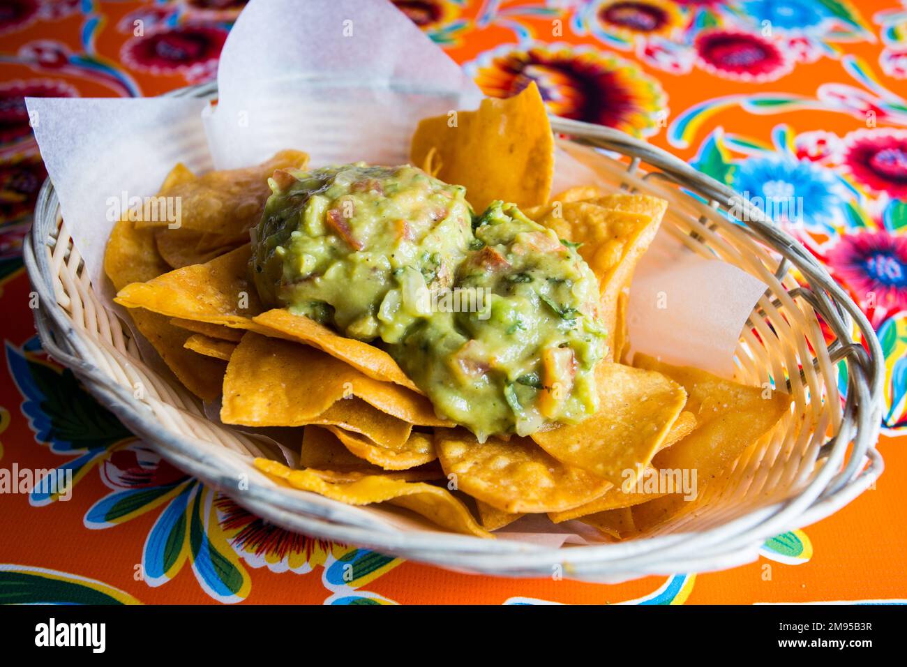 Nachos with guacamole. Nachos are a dish of Mexican origin, which ...