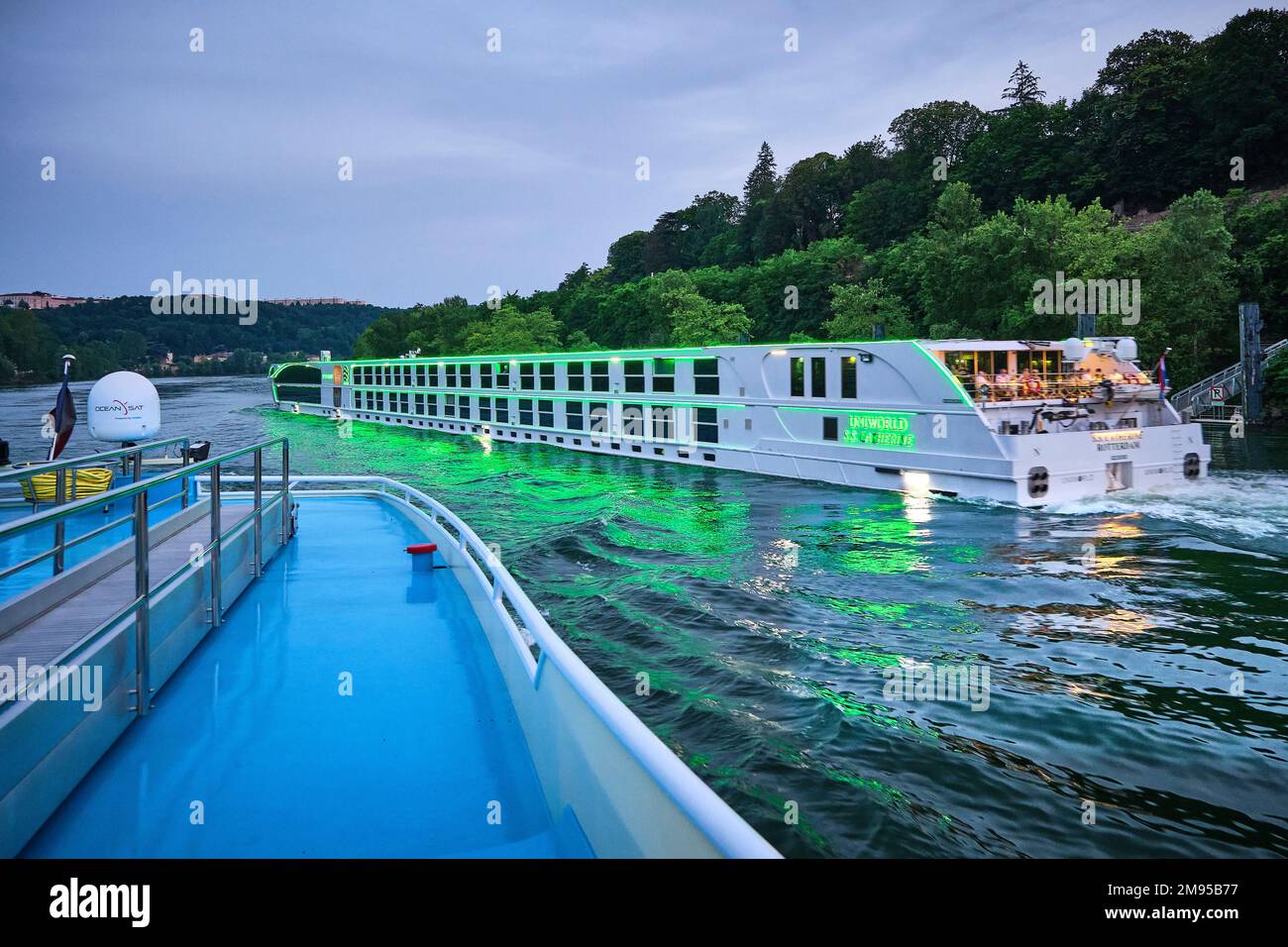 Cruise ship on the River Rhone and Saone, S.S Catherine (Uniworld ...