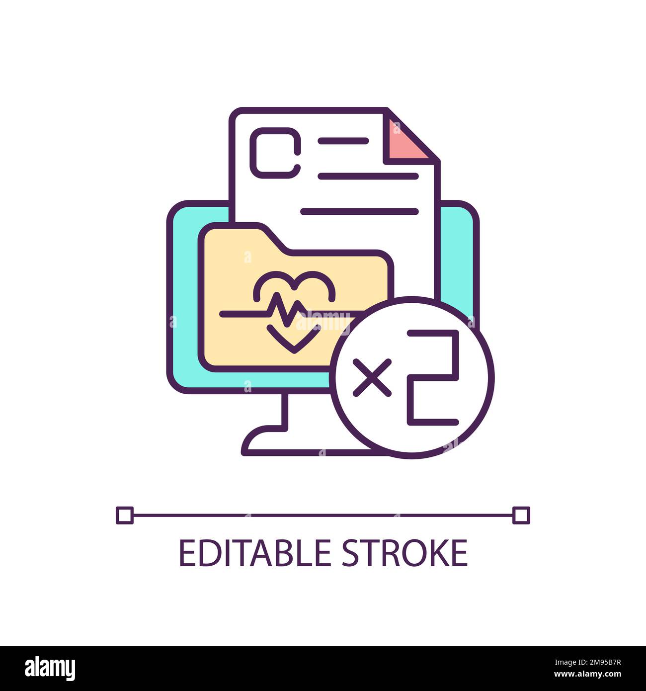 Digital image multiple profile hi-res stock photography and images - Alamy