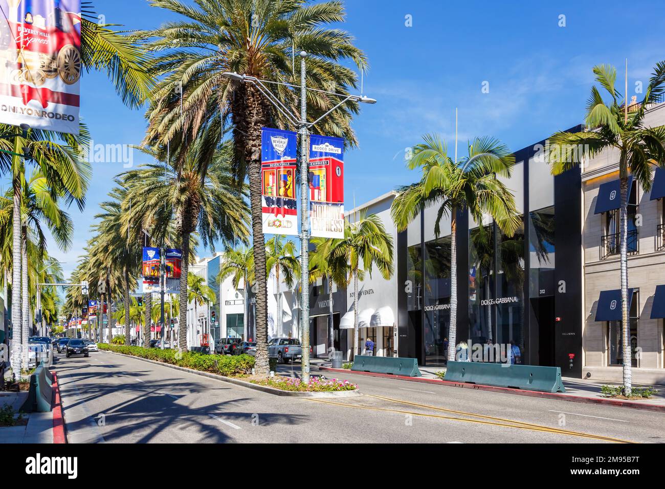 Los Angeles, United States - November 5, 2022: Rodeo Drive luxury ...