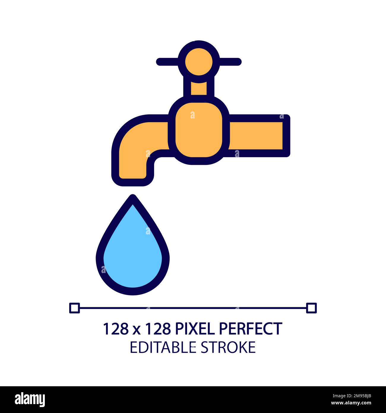 Public tap water supply Stock Vector Images - Alamy