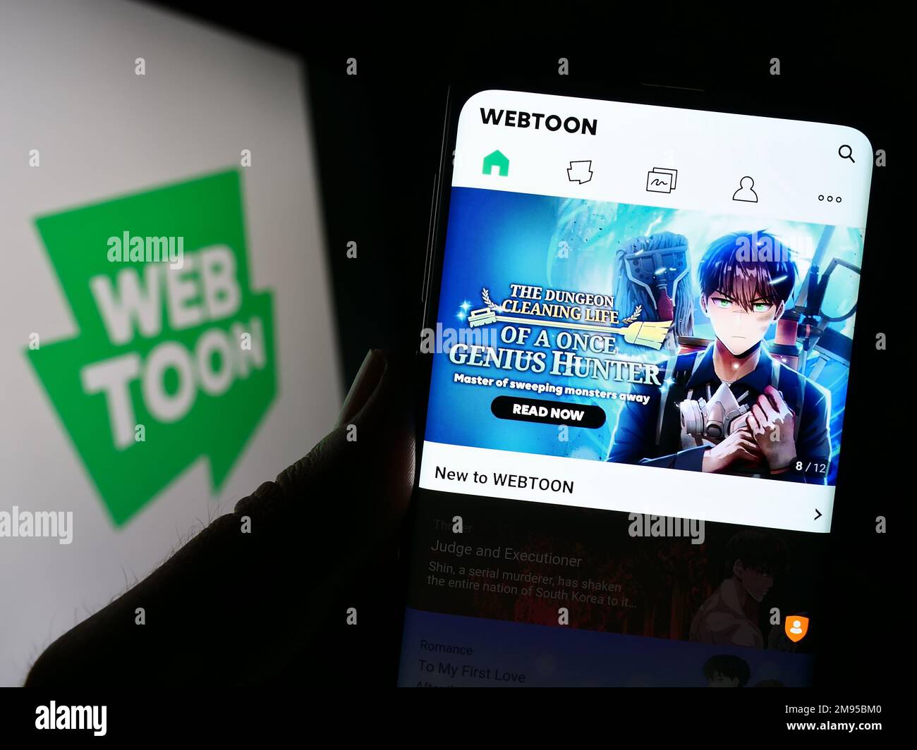 Webtoon logo hi-res stock photography and images - Alamy