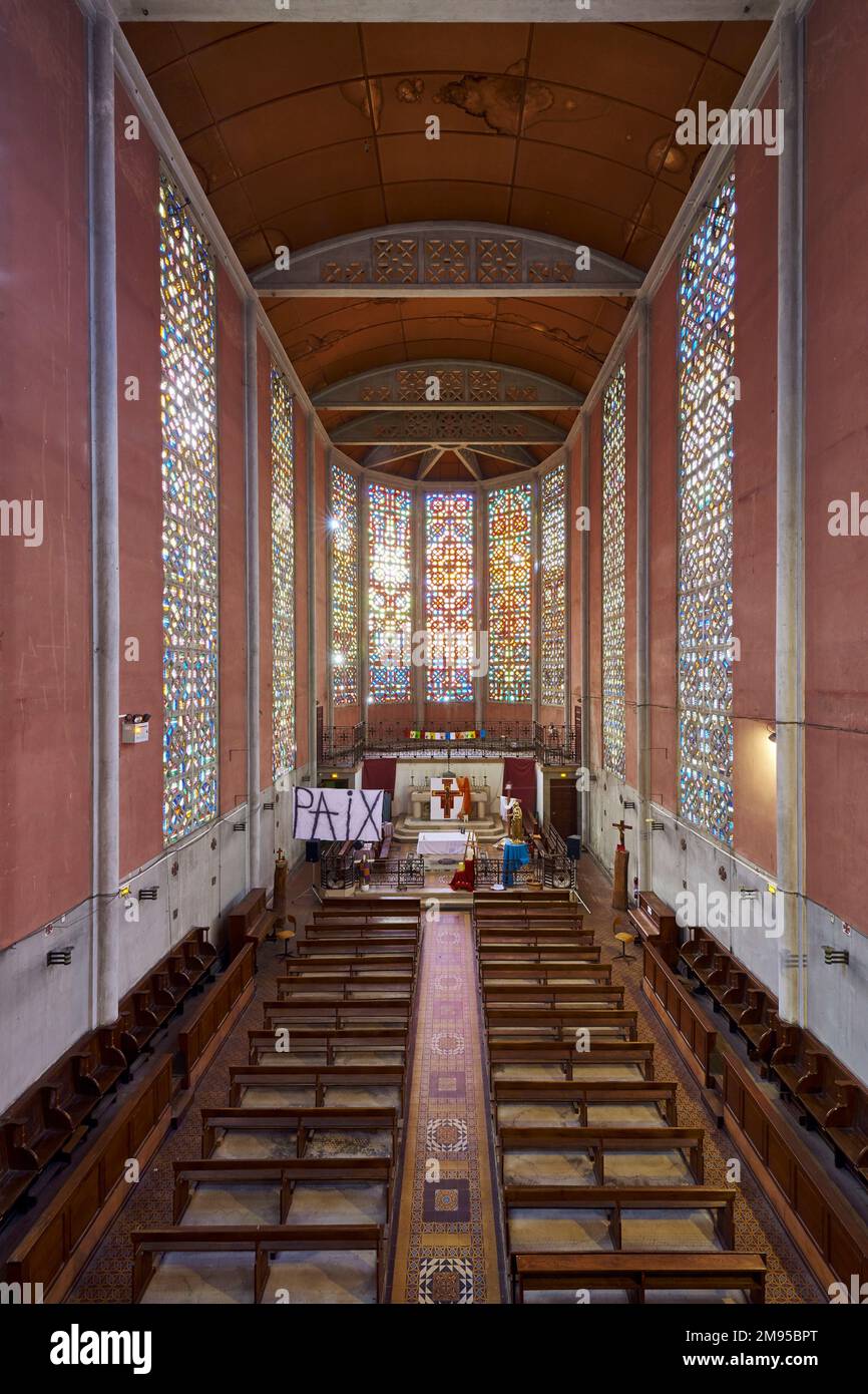Voreppe (south-eastern France): chapel of the former Small Seminary ...