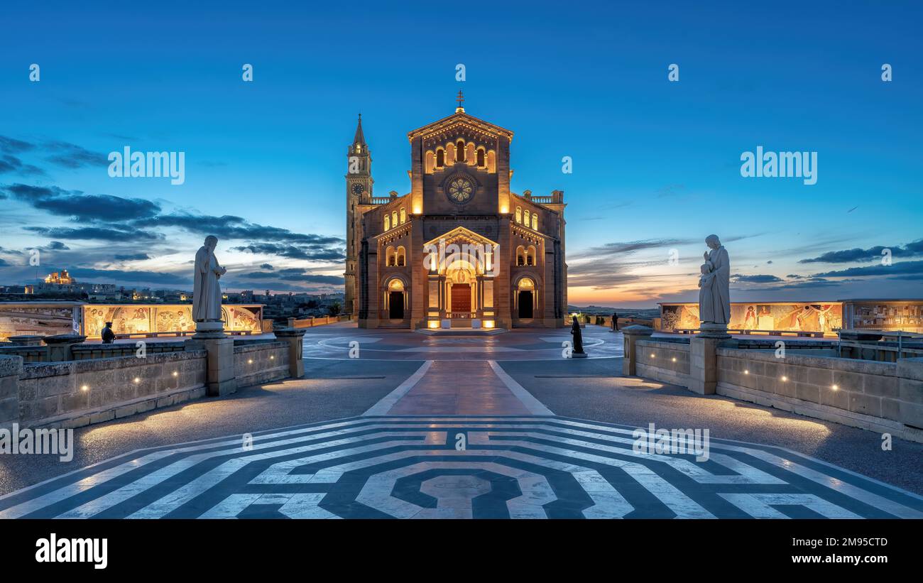 The Sanctuary of Ta Pinu Stock Photo - Alamy