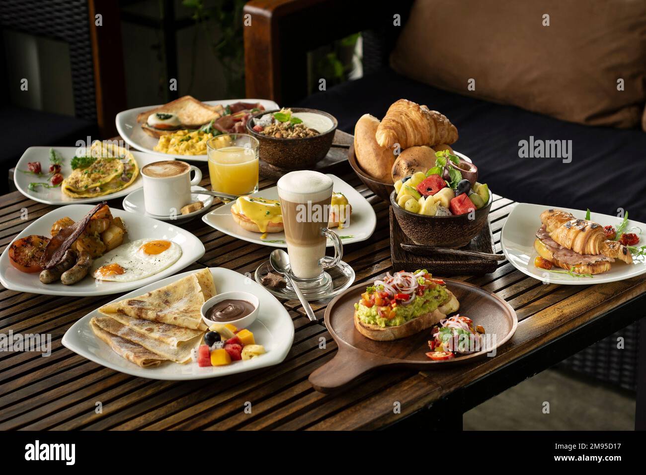 Various breakfast items hi-res stock photography and images - Alamy