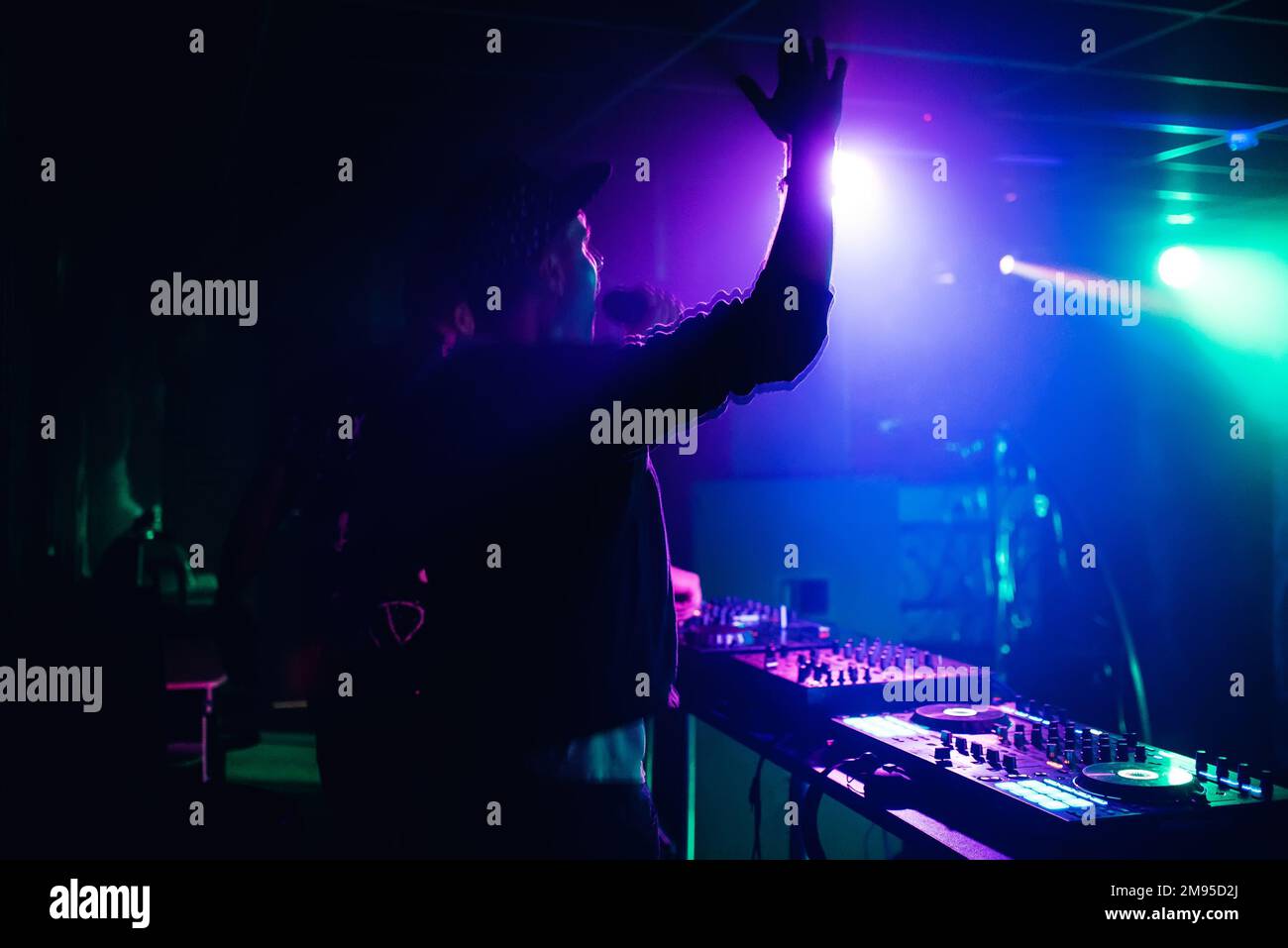 Dj performance dance party hi-res stock photography and images - Alamy
