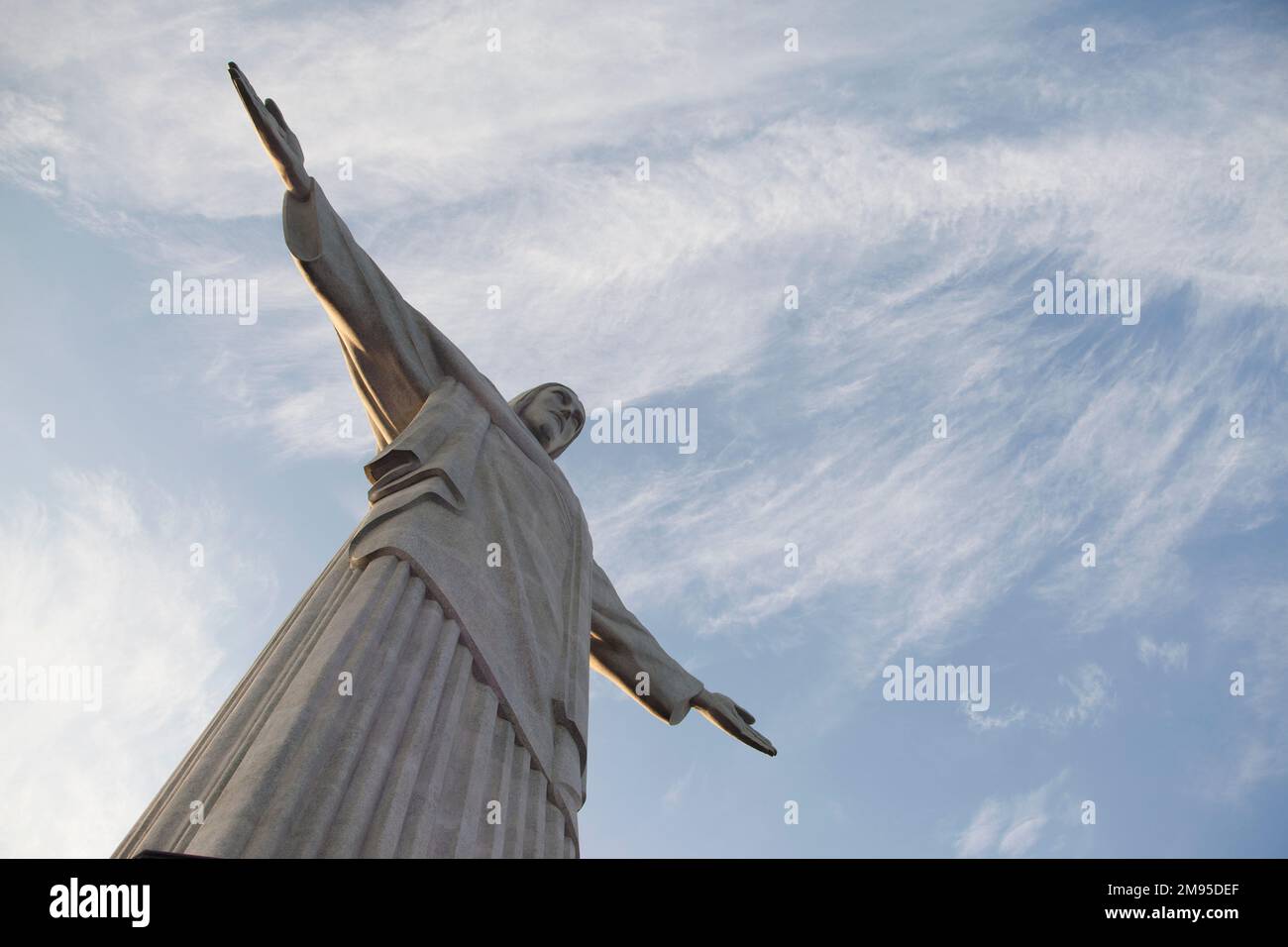 Brazil, Rio, the statue of Cristo Redentor (Christ the Redeemer) the ...
