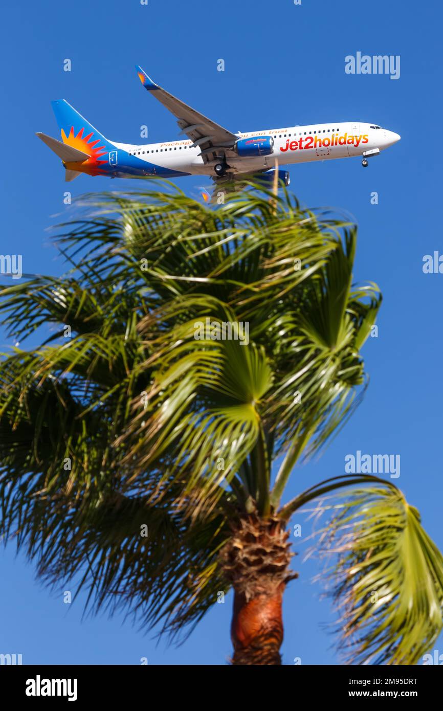 Tenerife, Spain - September 22, 2022: Jet2 Boeing 737-800 airplane at ...
