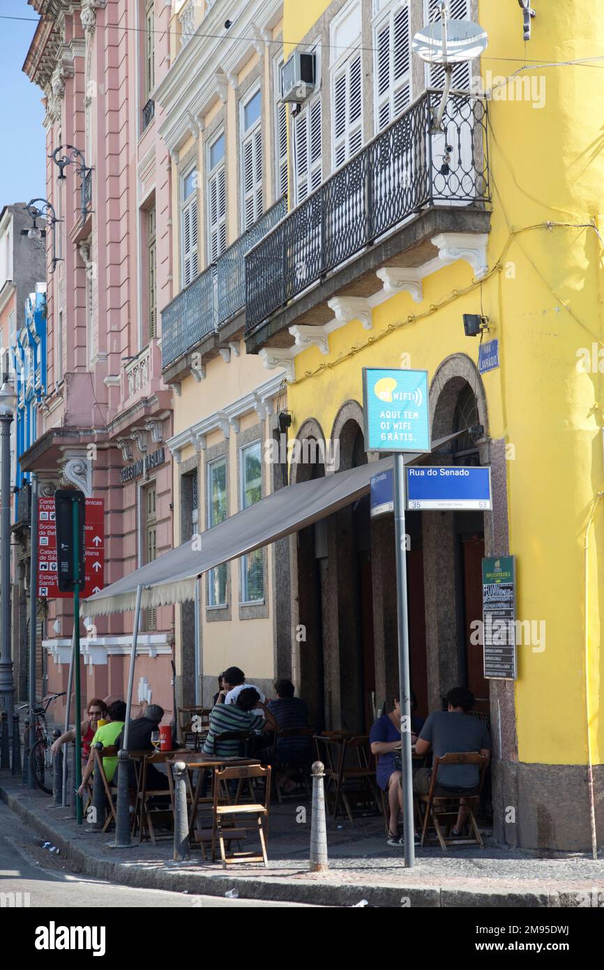 Brazil, Rio, historic buildings in the Centro district Stock Photo - Alamy