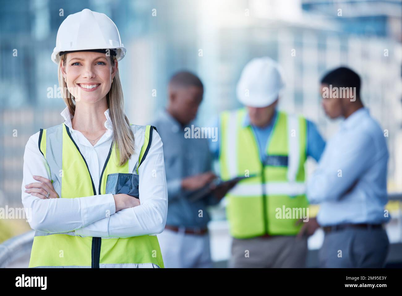 My hard work is finally paying off. a confident young architect in the ...