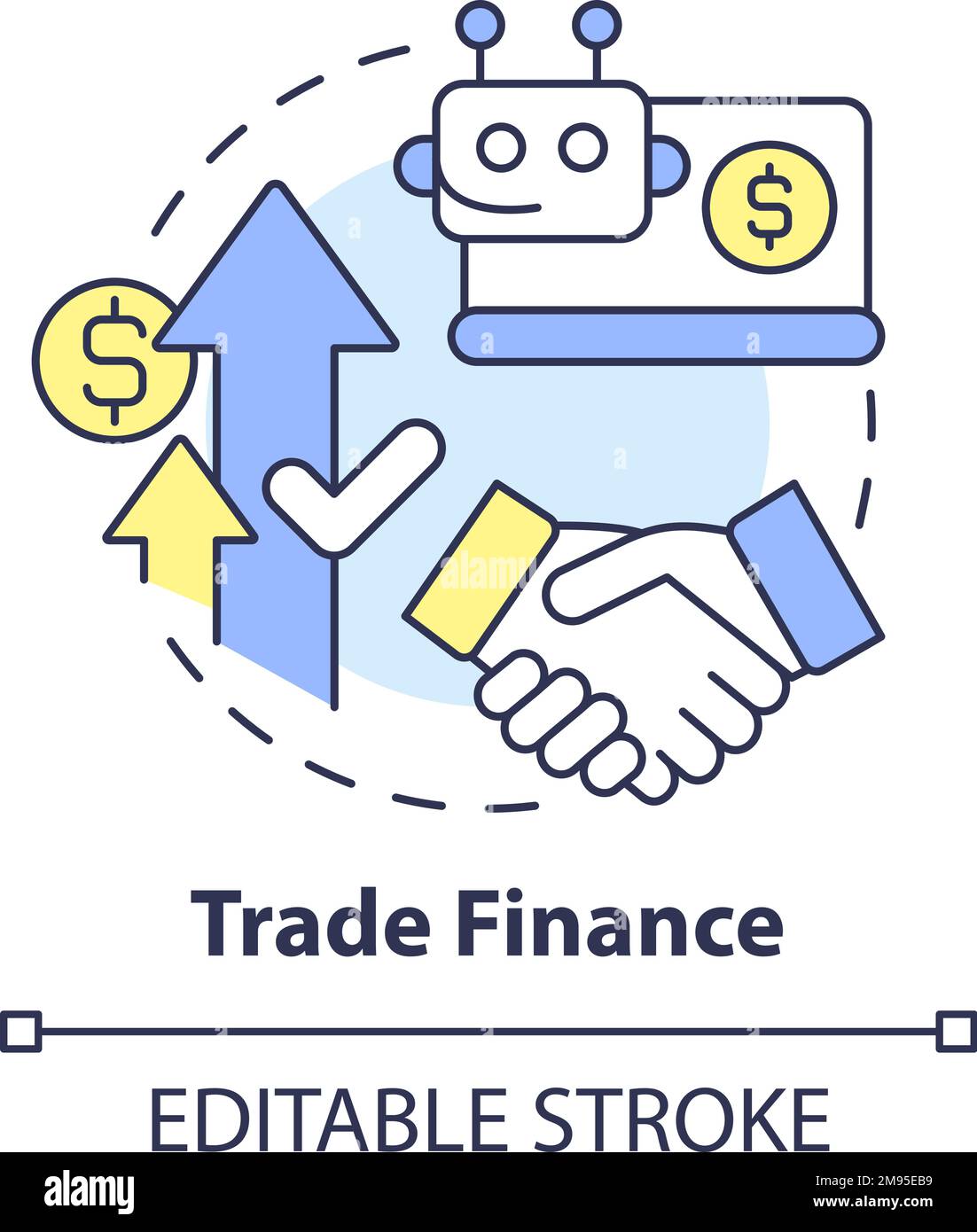 Trade finance concept icon Stock Vector Image & Art - Alamy