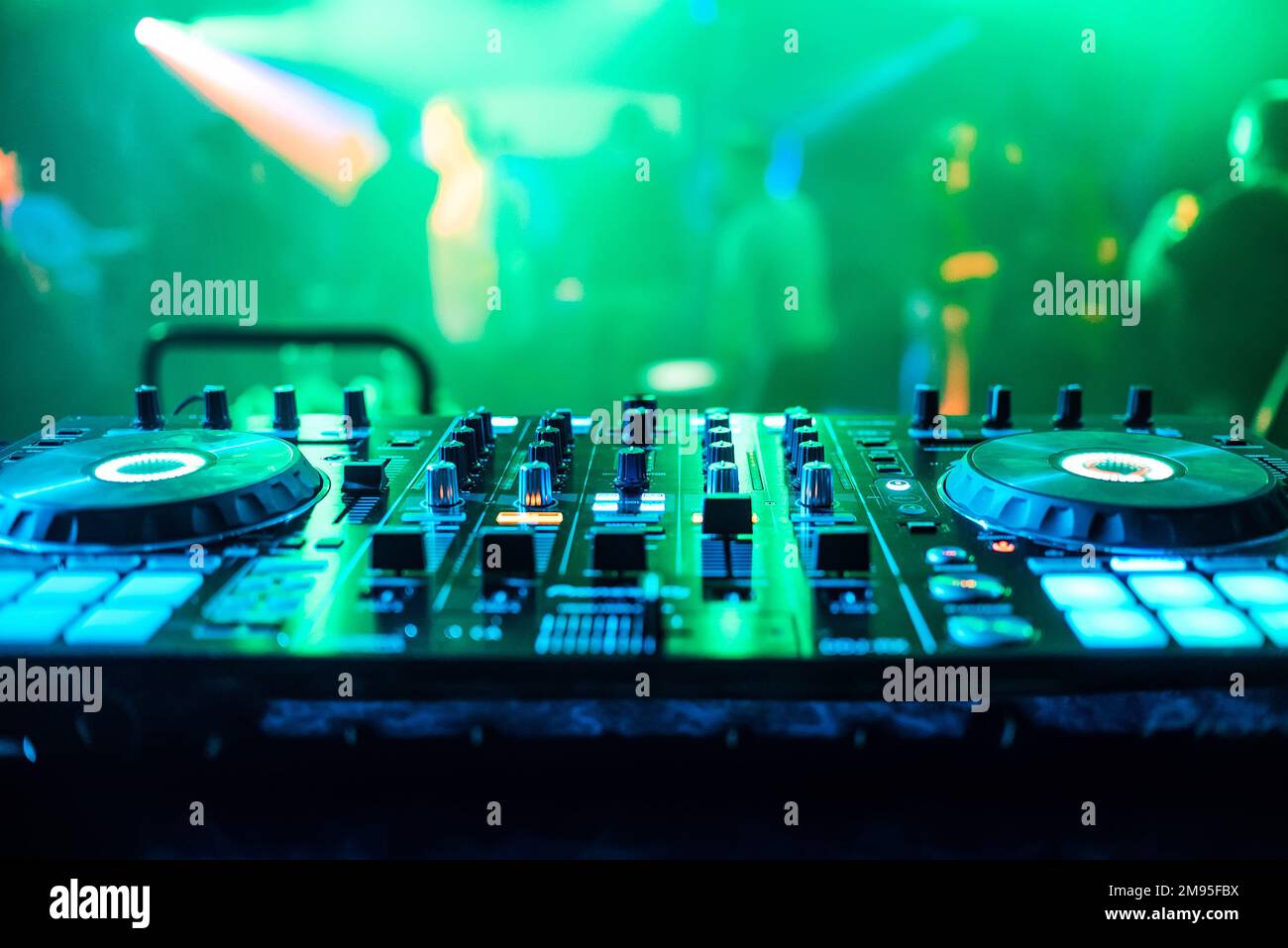 Dj booth hi-res stock photography and images - Alamy