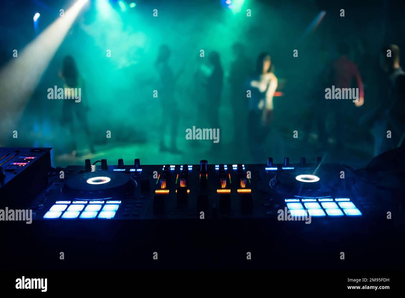 Dj booth hi-res stock photography and images - Alamy