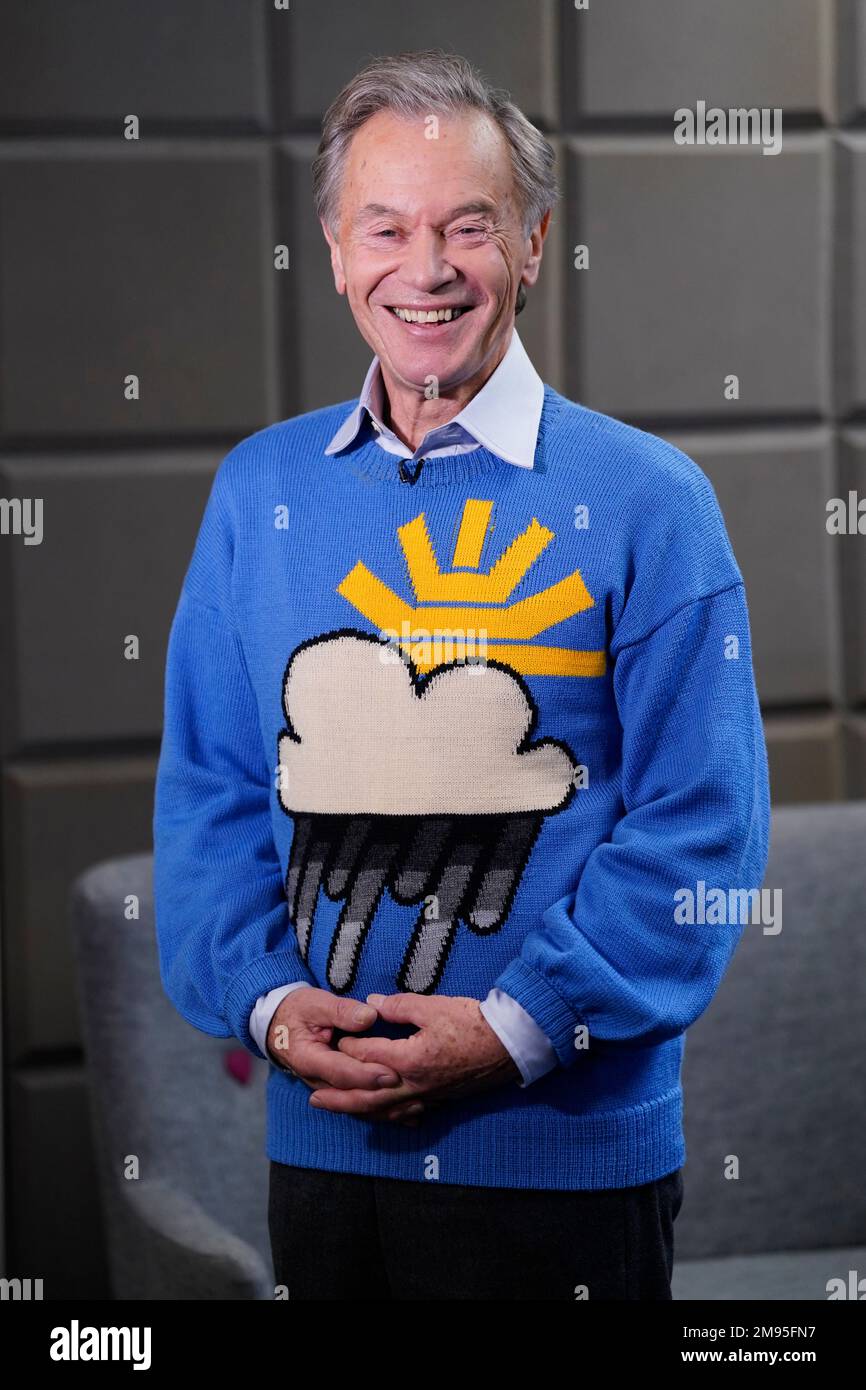 Former weather presenter Francis Wilson before going on air as BBC ...