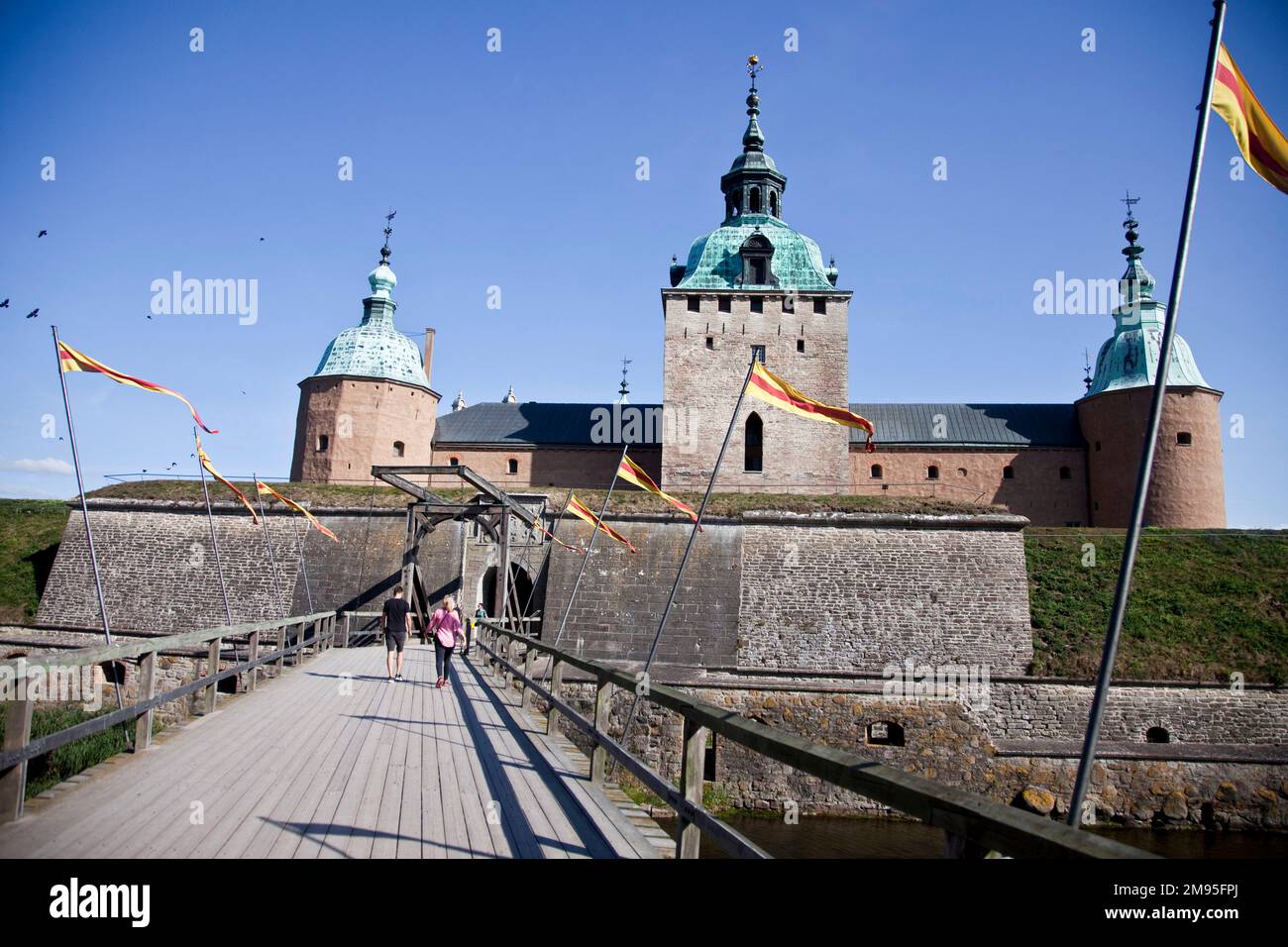 Sweden, Kalmar: the fortified medieval castle Stock Photo - Alamy