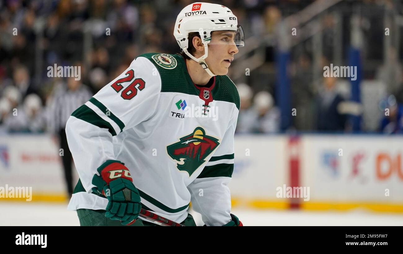 Minnesota Wild center Connor Dewar during the first period of an NHL ...