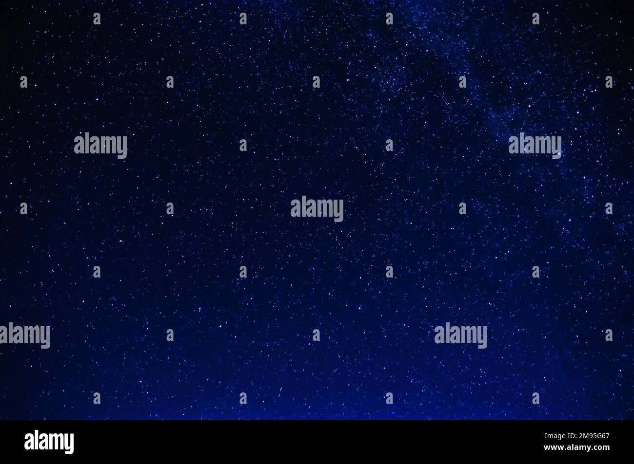 stars on the night dark blue starry sky with the milky way Stock Photo ...