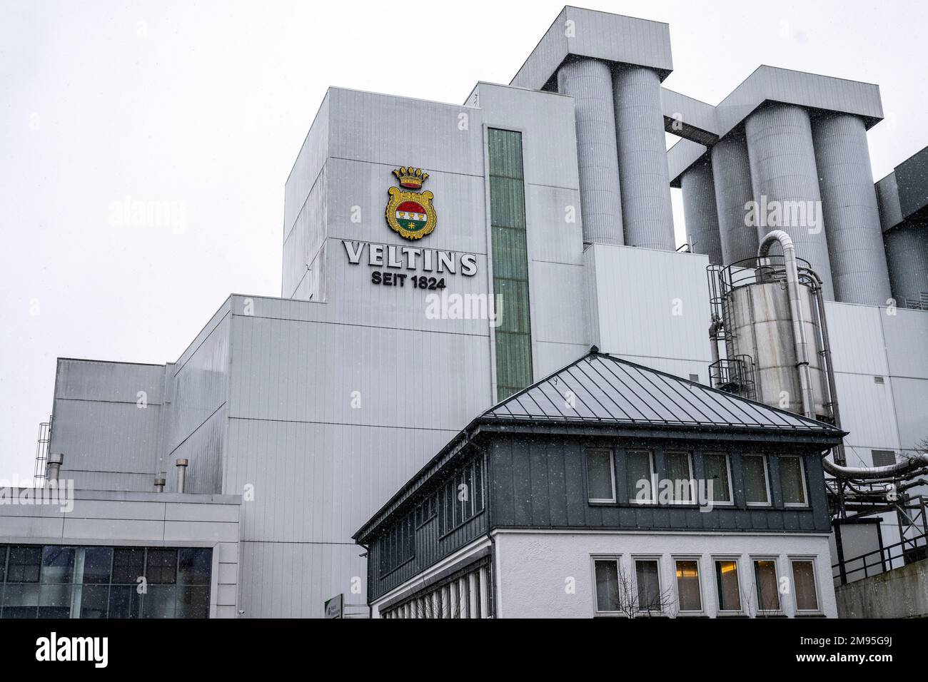 Meschede, Germany. 16th Jan, 2023. View of the company building with ...