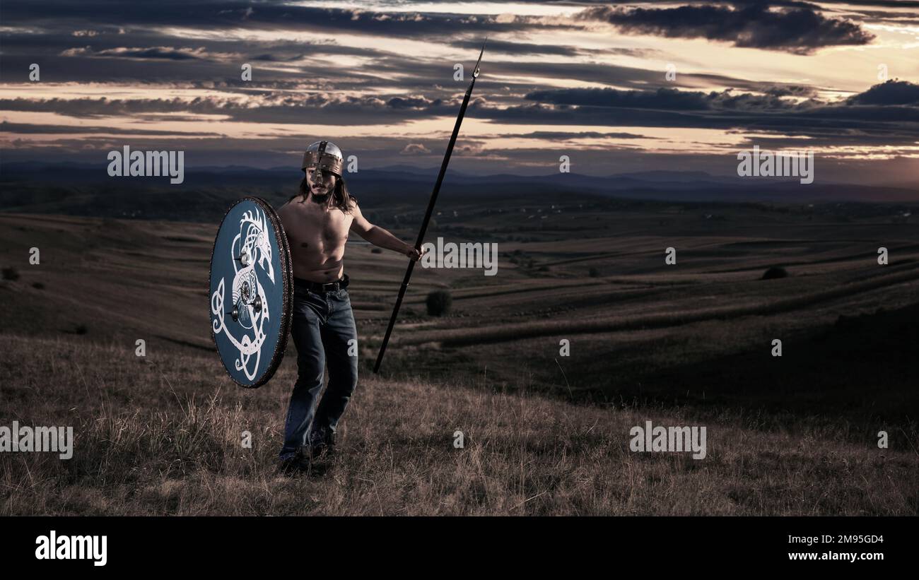 Field man shield hi-res stock photography and images - Alamy