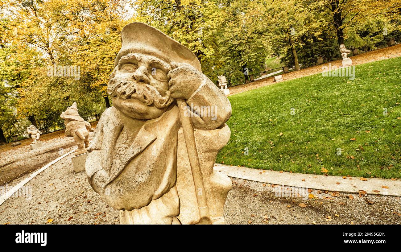 Dwarf Statue, Bizarre Dwarf, Zwergerlgarten, Dwarf Garden, 18th Century ...