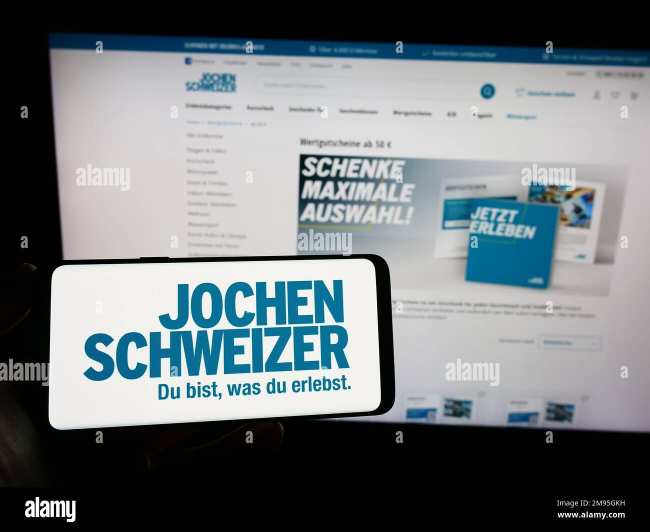 Logo jochen schweizer hi-res stock photography and images - Alamy