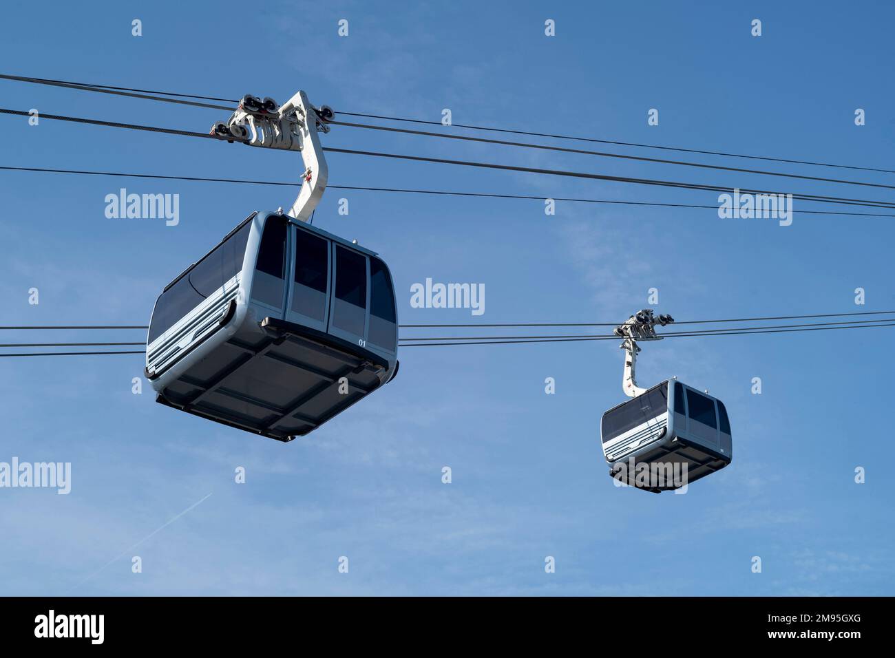 Toulouse (south of France): the urban cable car Teleo Stock Photo - Alamy