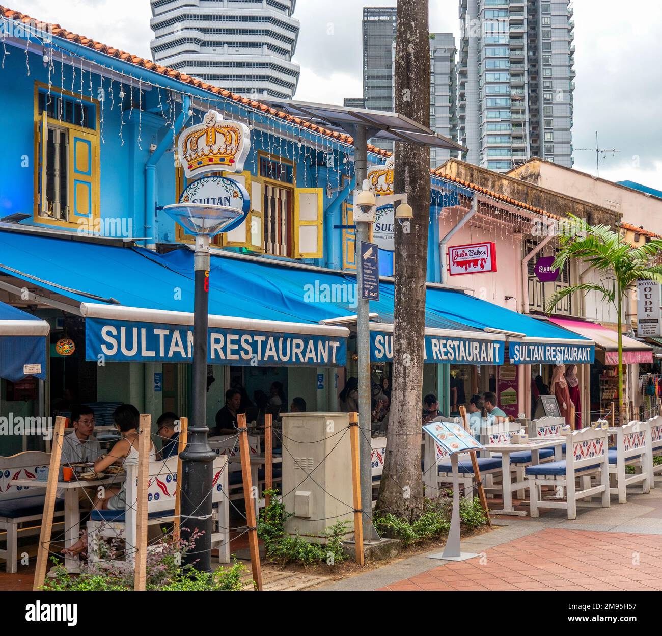 Sultan restaurant a Turkish restaurant on Bussorah Street in the Arab ...