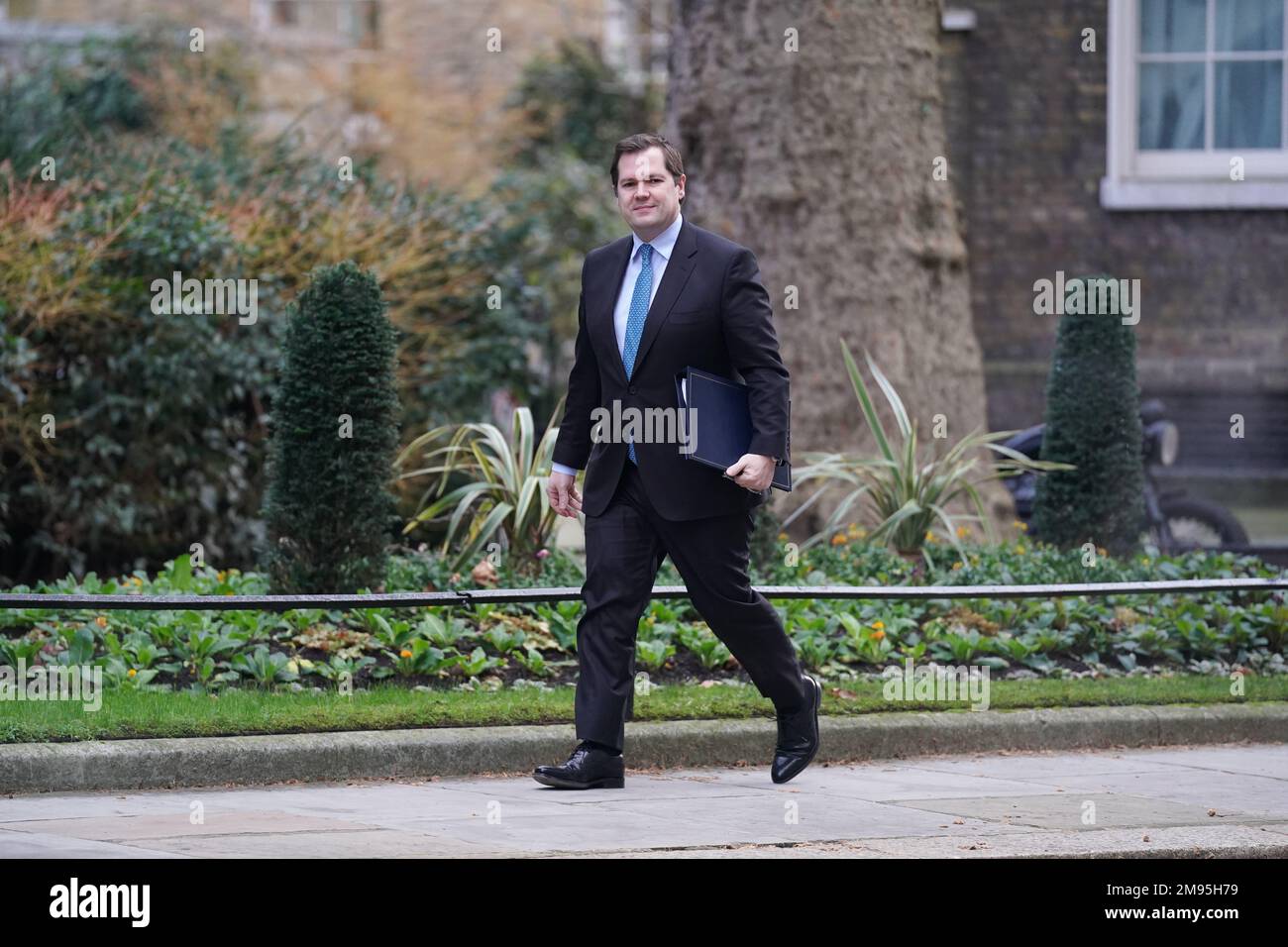Immigration Minister Robert Jenrick arriving in Downing Street, London ...
