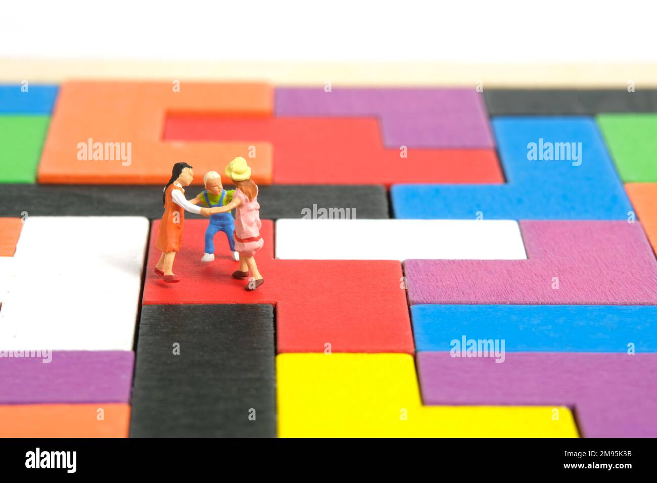 Miniature people toy figure photography. Fun learning concept. Kids ...