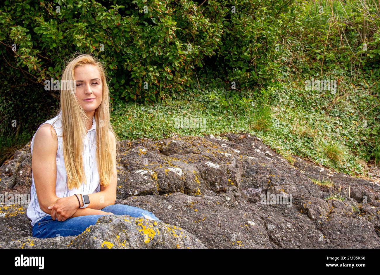 Beautiful blonde fashion model hi-res stock photography and images - Alamy